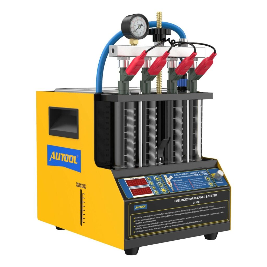 Máquina para limpieza de Inyectores, 4 cilindros, AUTOOL CT160 – Kikotools